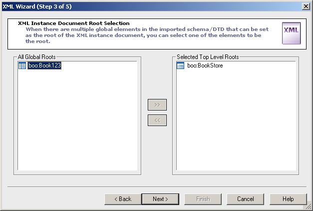 Selecting Root Elements